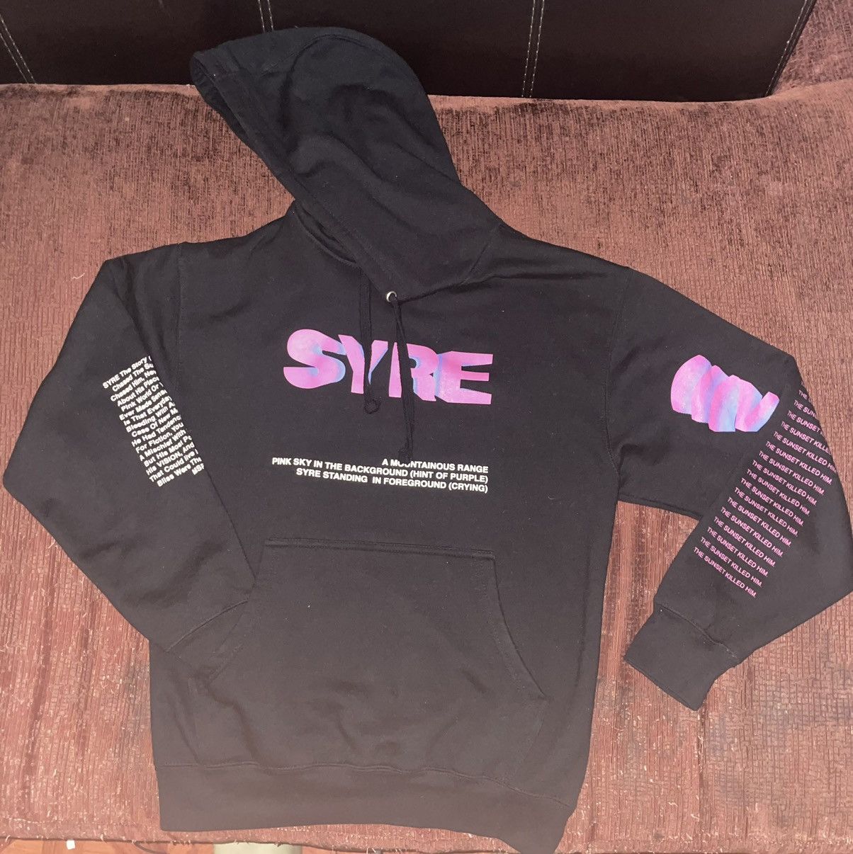 Msftsrep Jaden Smith Merch SYRE Tour Hoodie Black | Grailed