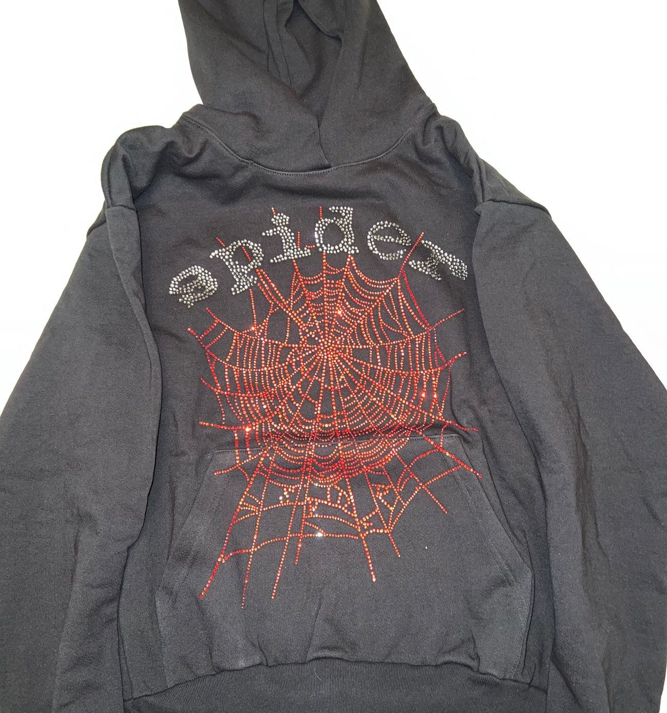Spider Worldwide Sp5der OG Rhinestone Hoodie | Grailed