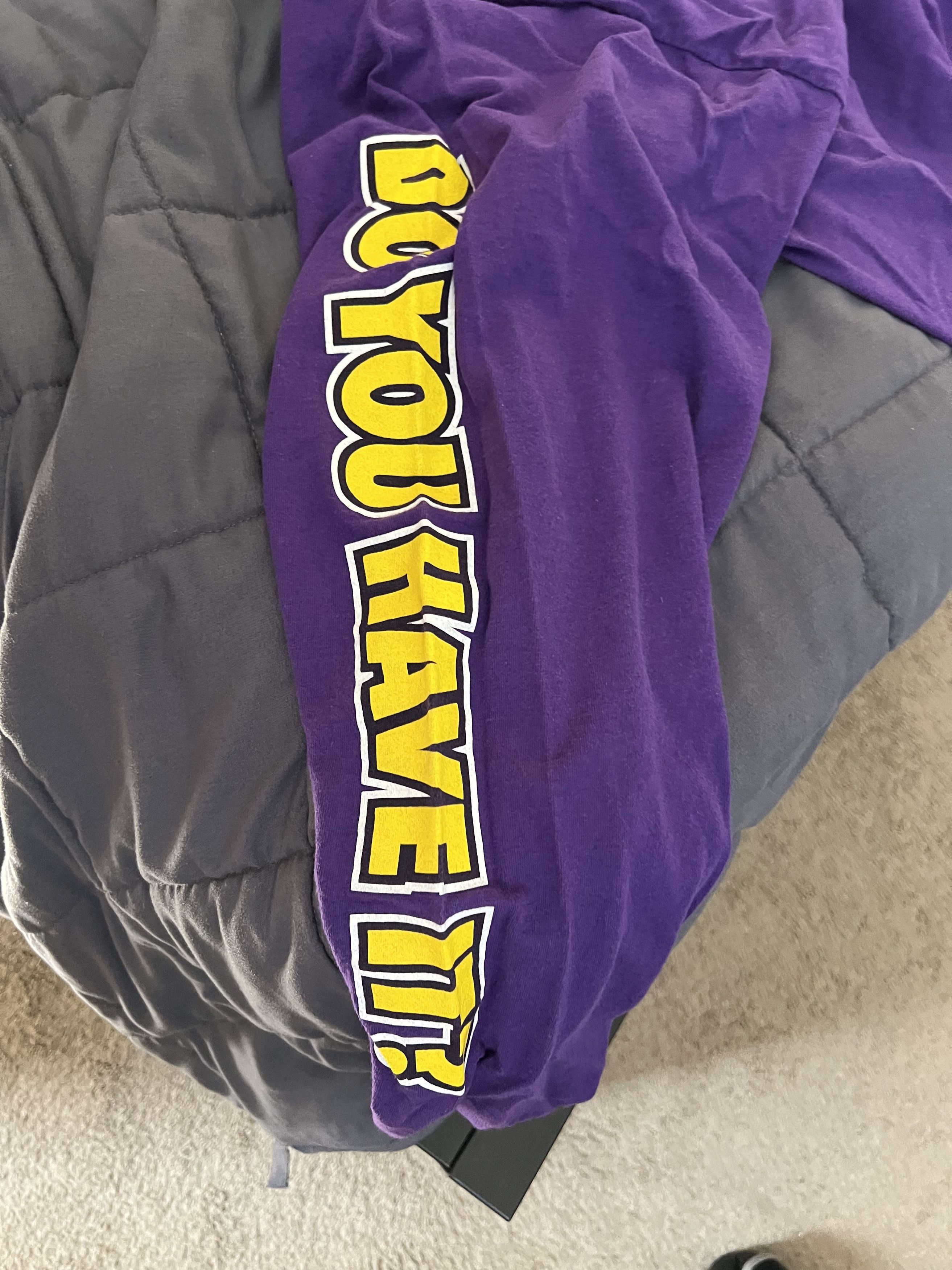 Vintage Nickelodeon GUTS TEE PURPLE TV SHOW GAME | Grailed