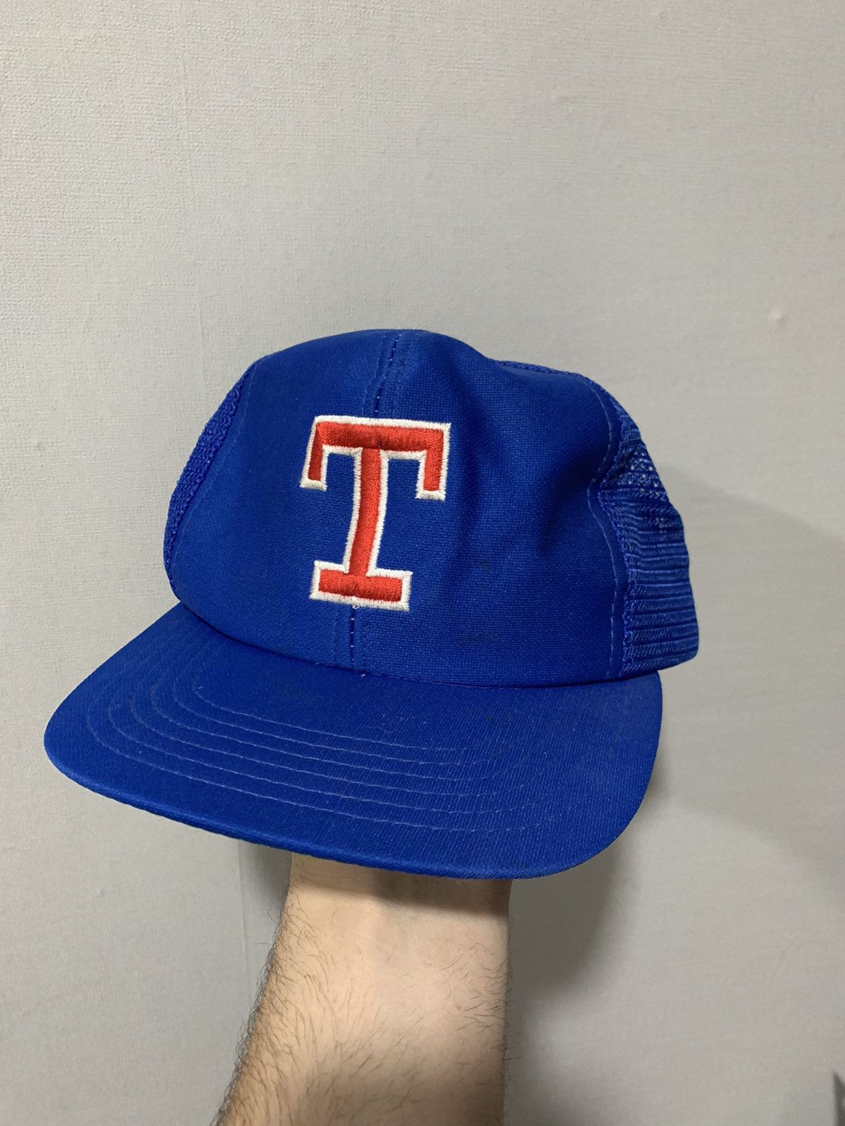 Hat Club × MLB × Vintage Vintage Texas Rangers Hat MLB Mesh Snapback ...