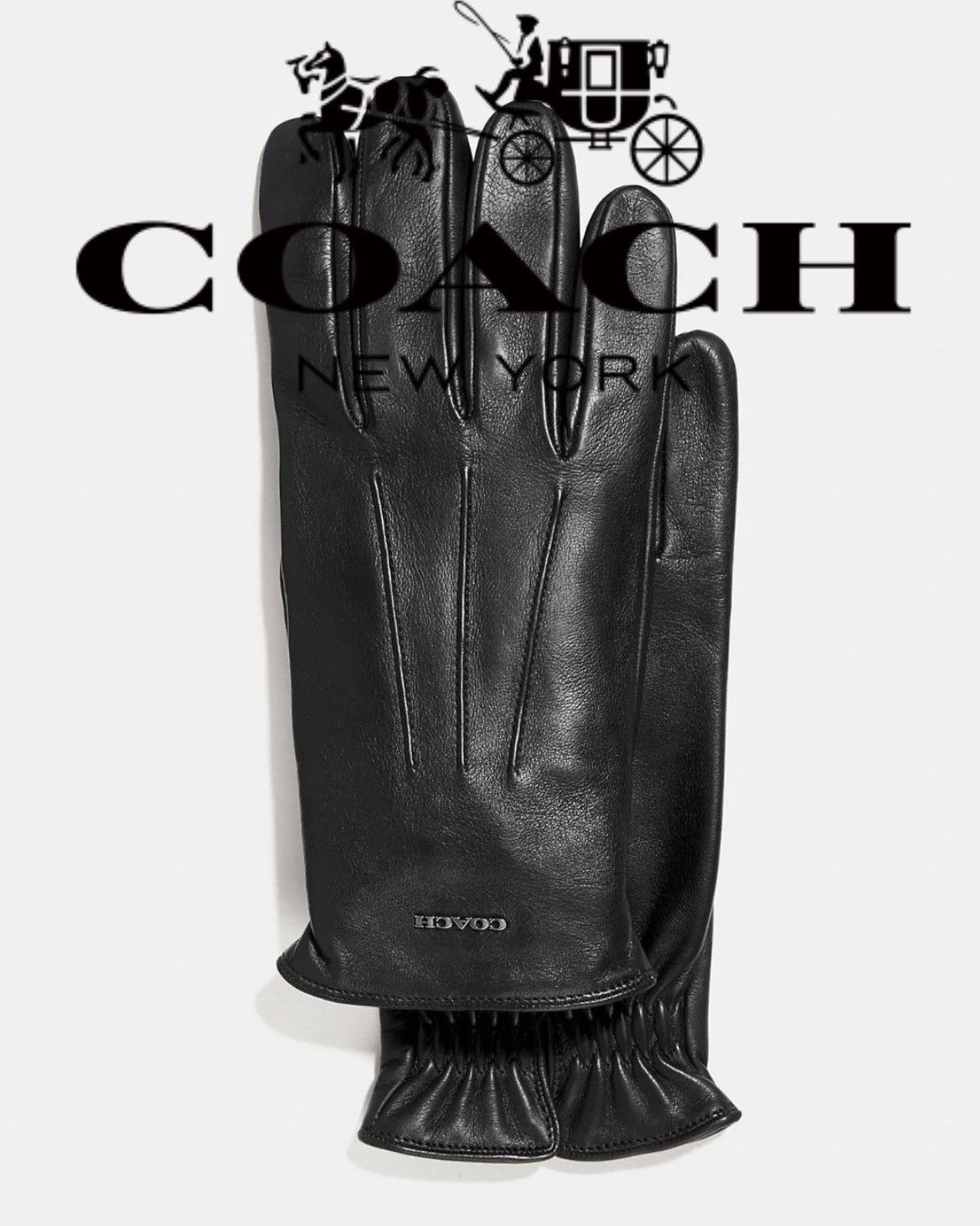 Coach × Leather Napa Leather Gloves Size Small | Grailed
