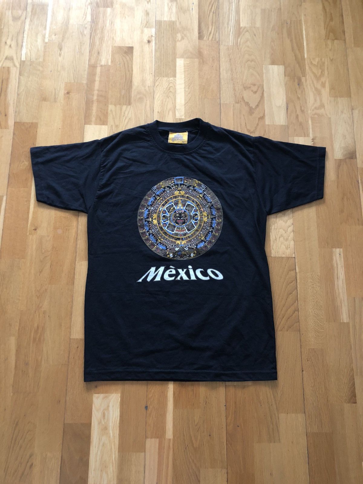 Other × Vintage MÉXICO RARE VINTAGE AZTEC DESIGN TEE SHIRT | Grailed