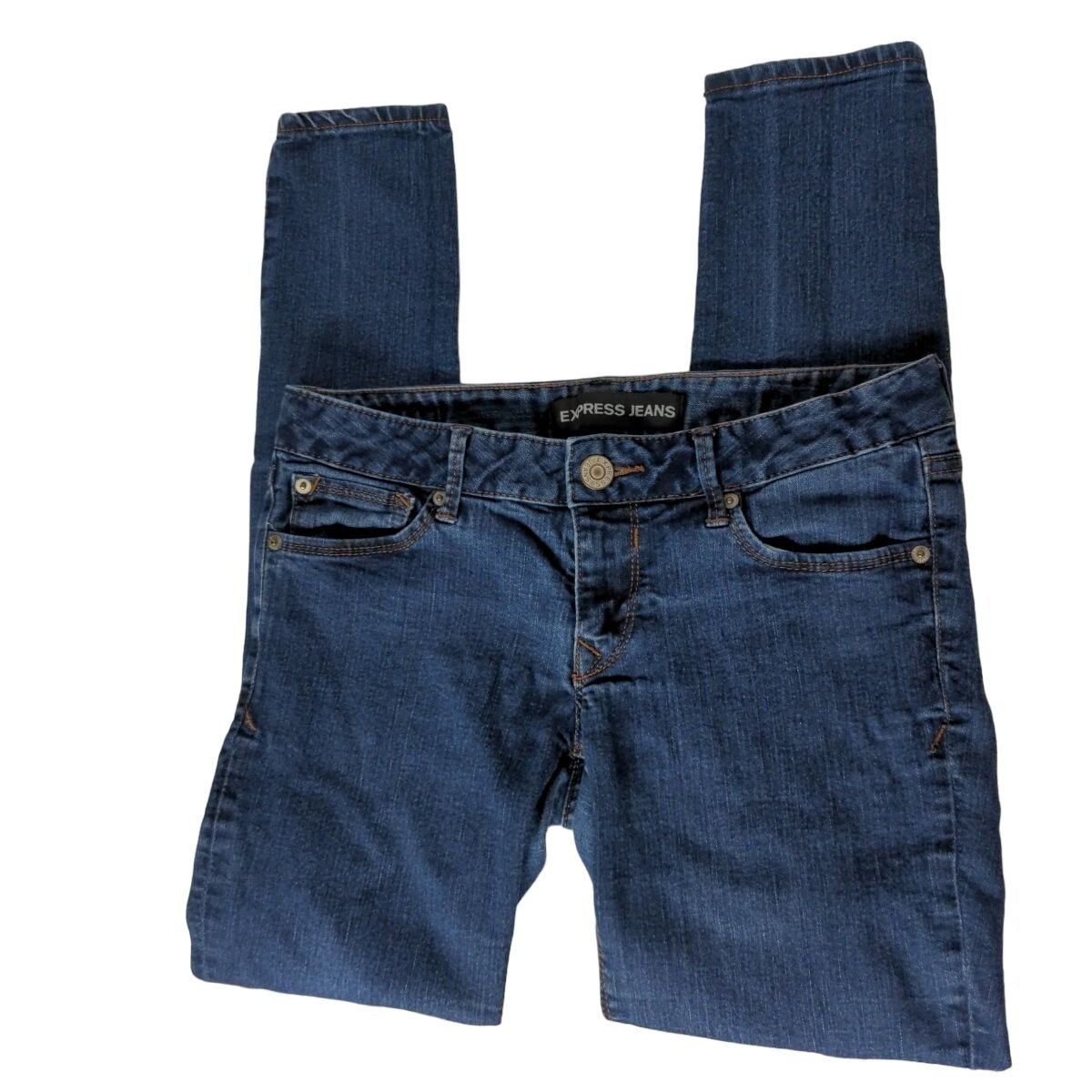 Express Express Jeans Women's Stella Low Rise Legging Jeans 4R Dark ...