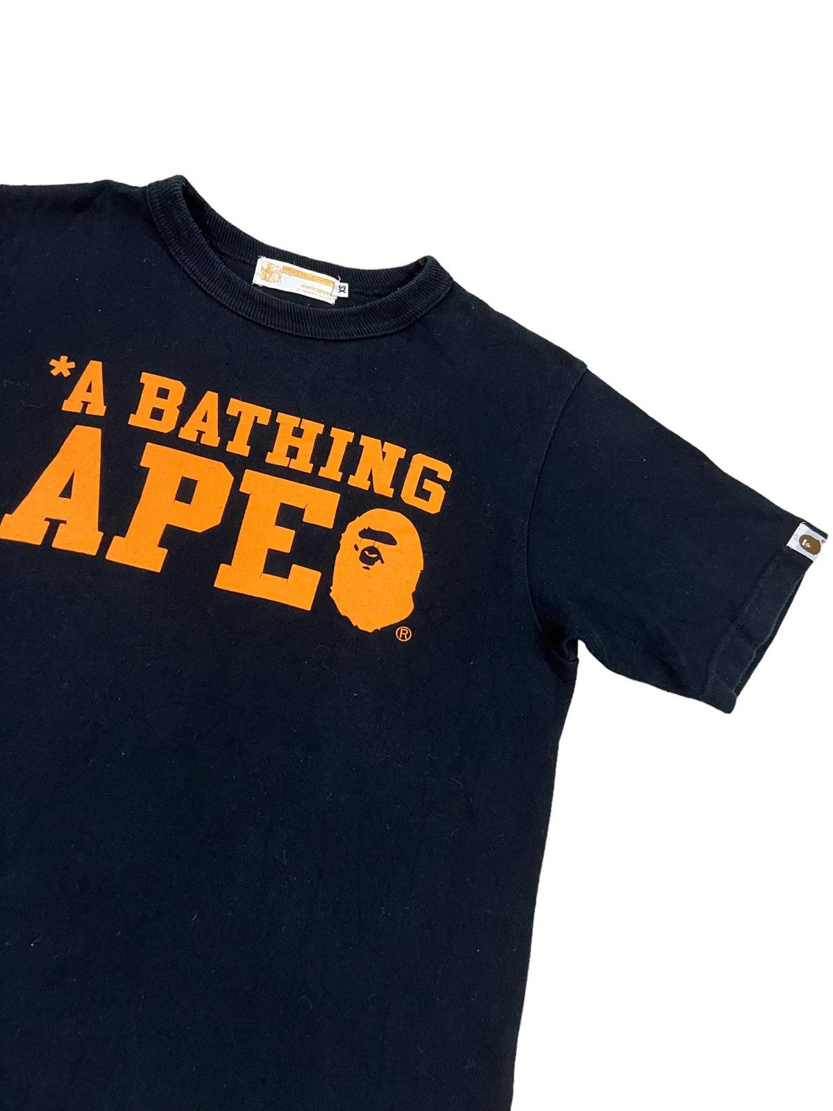 Bape 90s A Bathing Ape ™️ Logo Spellout Thick Cotton Shirt | Grailed