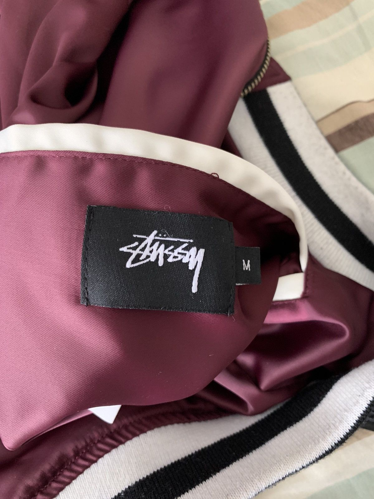 Stussy Rare Reversible Bomber Jacket | Grailed