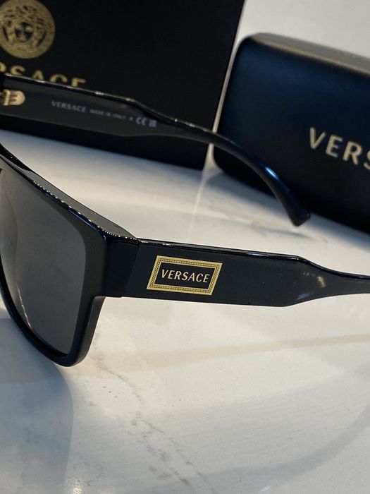Versace Versace VE4379 Basic Black Shades | Grailed