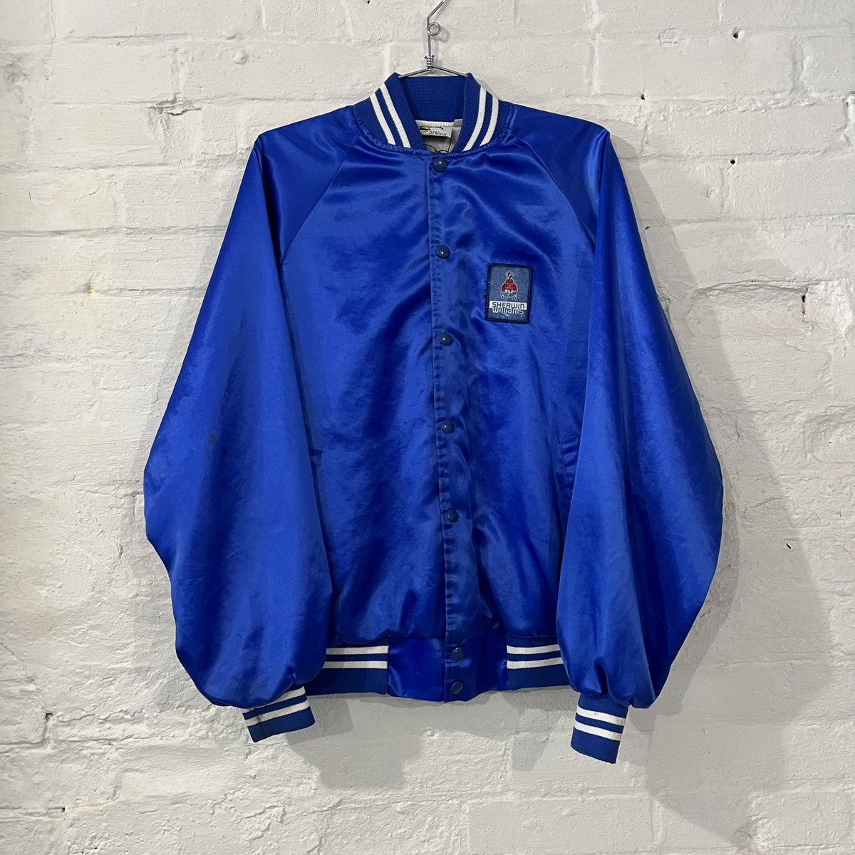 Vintage 90s Sherwin Williams coach jacket graffiti | Grailed