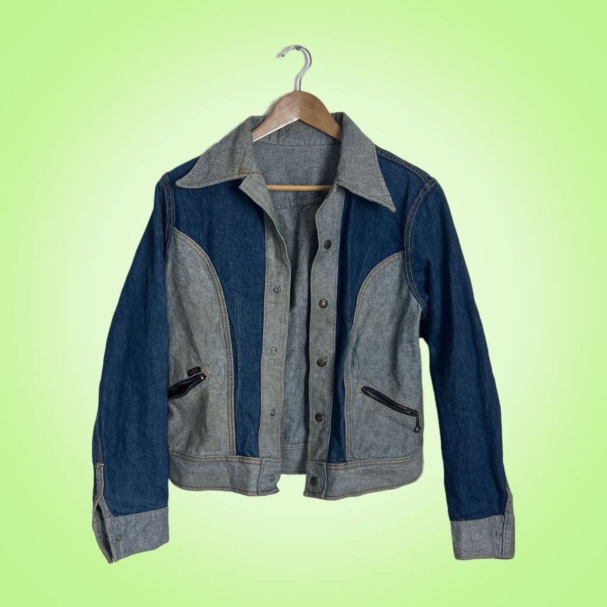 Lee Vintage 1970’s LEE Reversible Two Tone Denim Jacket | Grailed