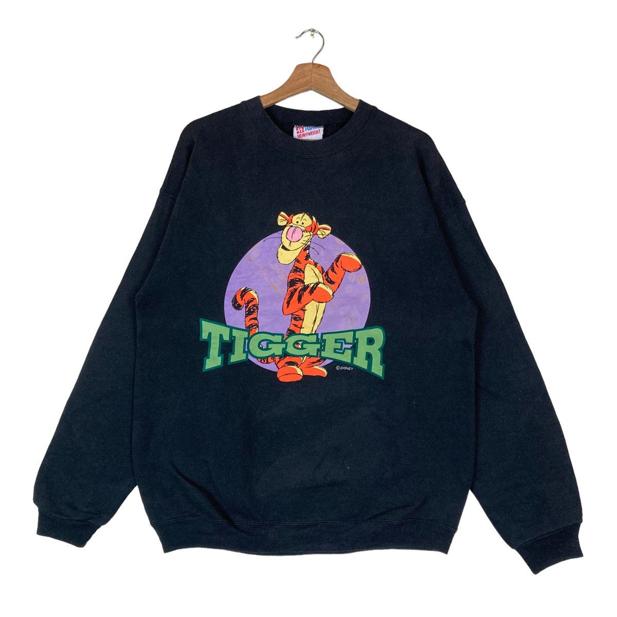 Disney Vintage Hanes Heavyweight Disney Tigger Cartoon Character | Grailed