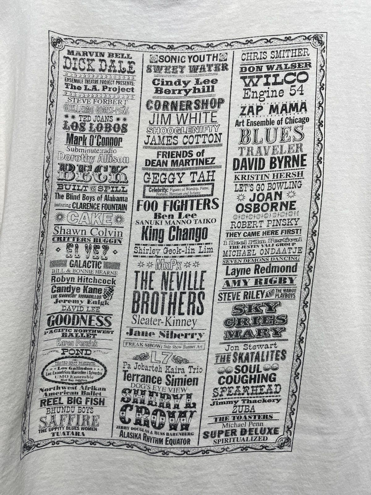 Band Tees × Tultex × Vintage 1997 Sonic Youth Bumbershoot Festival Foo ...
