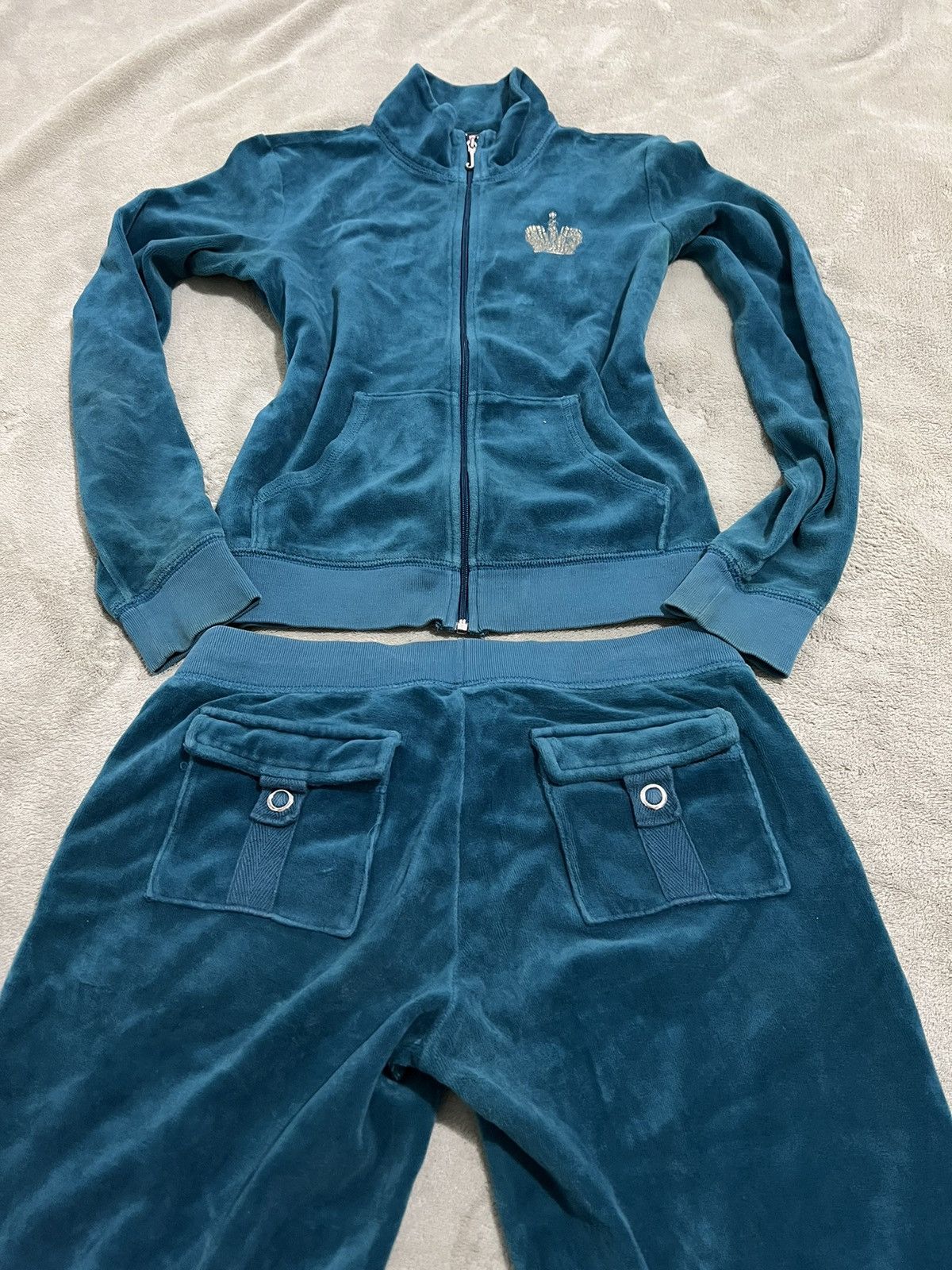 Juicy Couture Turquoise Juicy Couture Tracksuit: GRAILED PAYMENTS ONLY ...