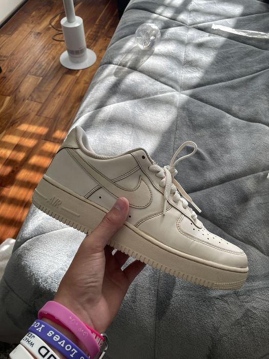Nike Coffee dipped Nike Air Force 1 (cream colored) | Grailed