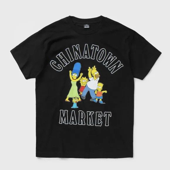 Market × The Simpsons Chinatown Market The Simpsons Family Arc Logo Tee ...