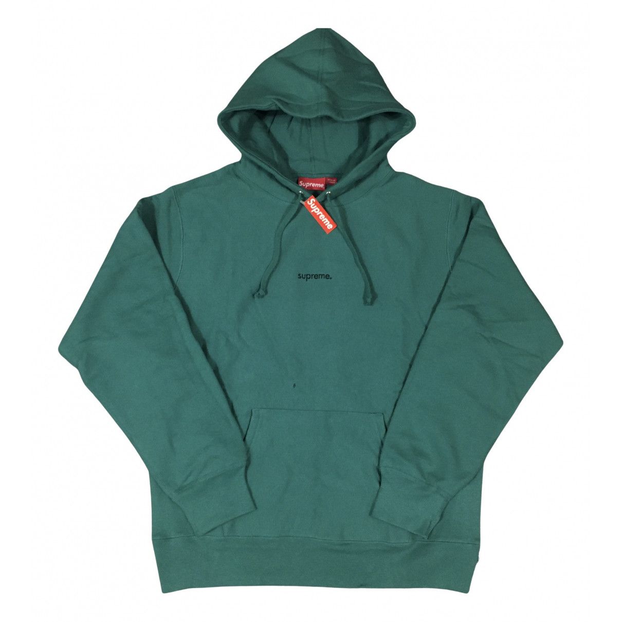 Supreme Turquoise (supreme.) Hoodie | Grailed