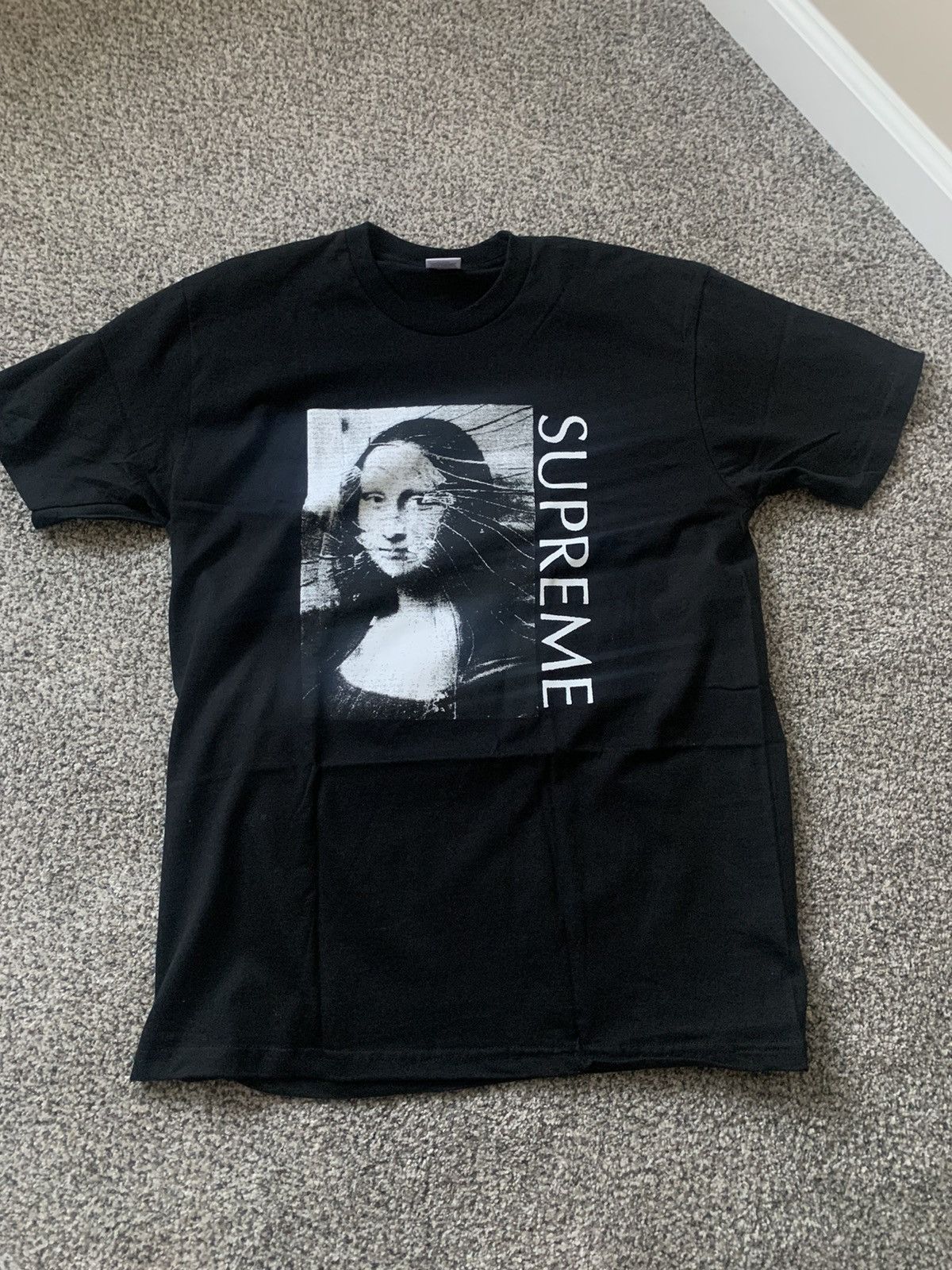 Streetwear × Supreme Supreme Mona Lisa Tee Black | Grailed
