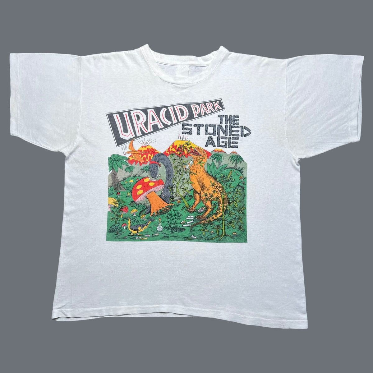 Band Tees × Streetwear × Vintage Vintage 1990s Uracid Park Stoned Age ...