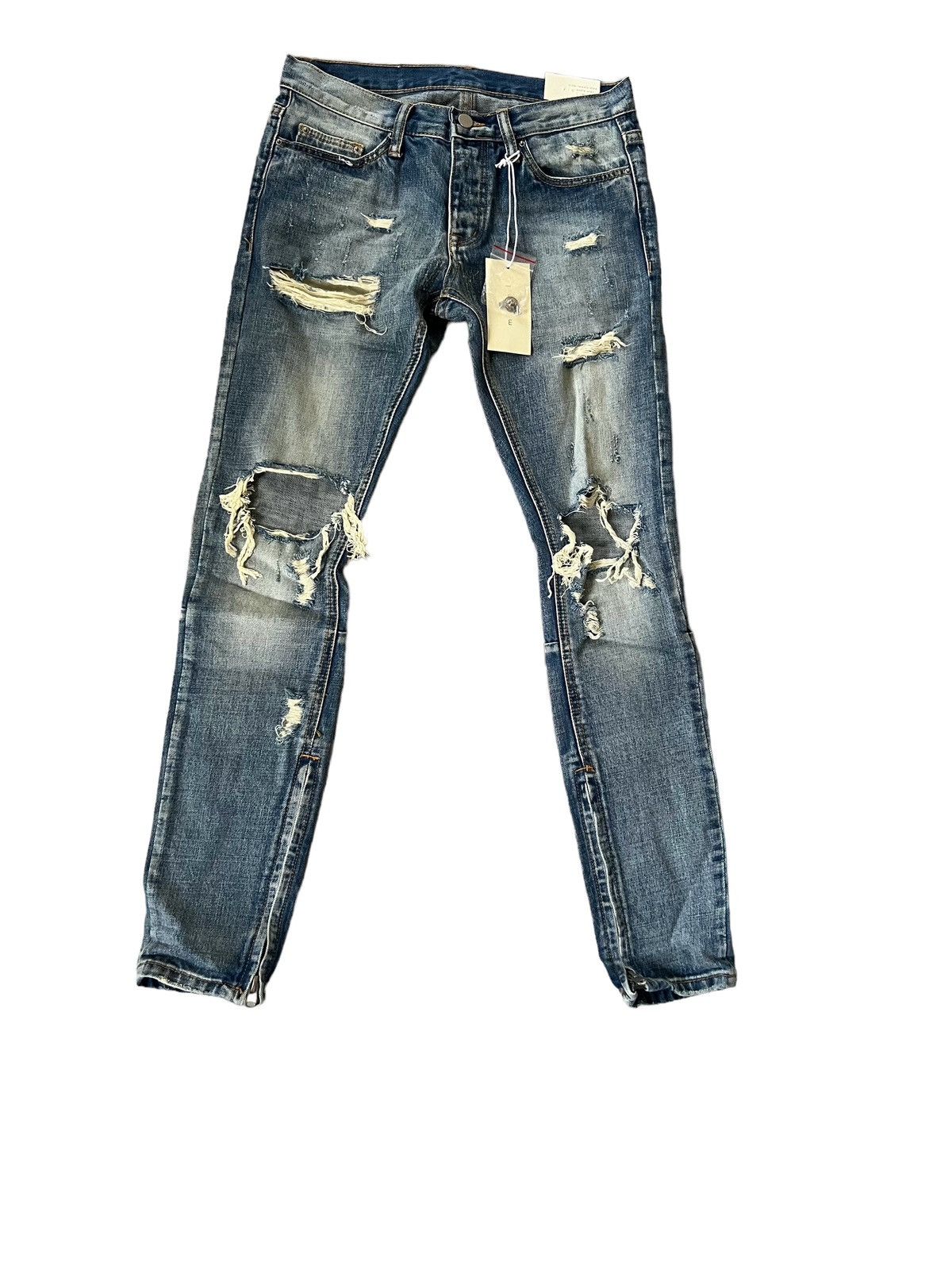MNML MNML Brand New Distressed Jeans | Grailed