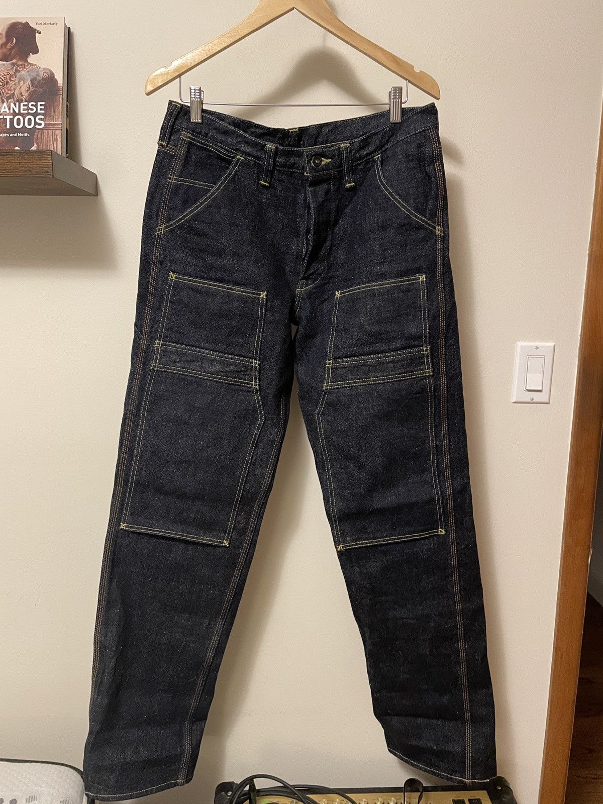 Samurai Jeans Samurai Double Knee Work Pant 17oz (35 fits Samurai Jeans Samurai Double Knee Work Pant 17oz (35 fits