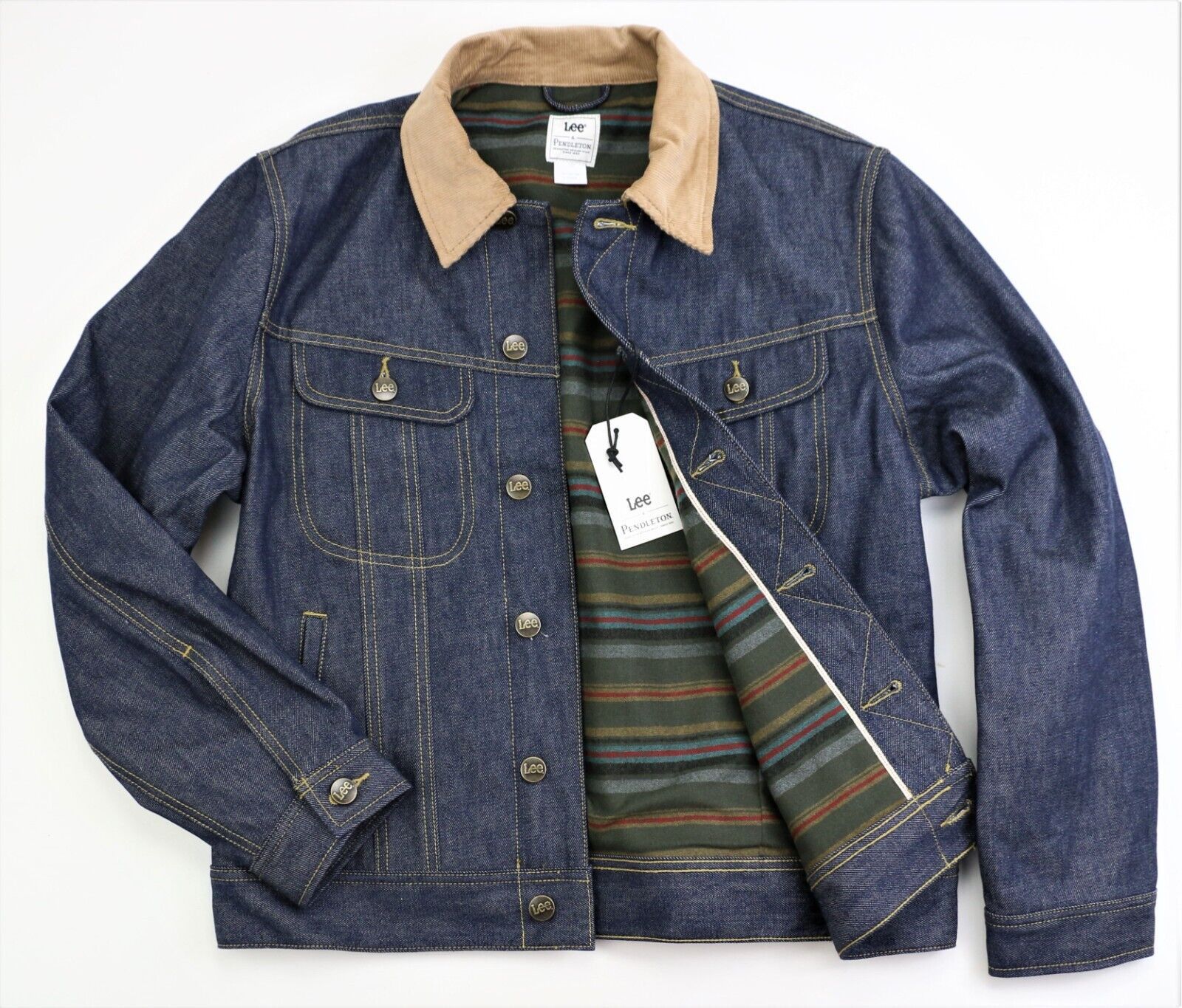 Lee New Lee Pendleton 101 Rider Jacket 14 Oz Selvedge Denim L | Grailed