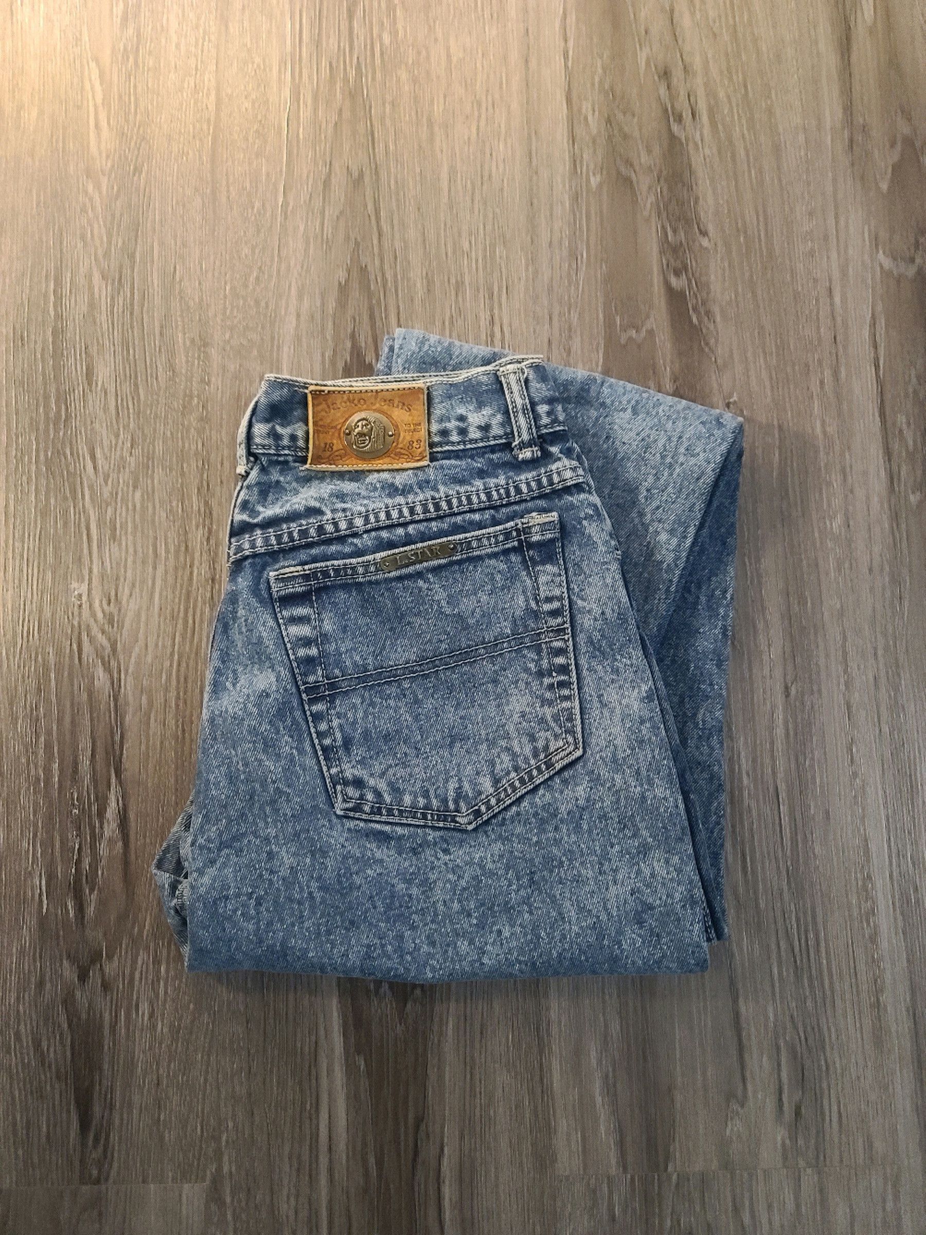 Vintage Vintage x 80s-90s Jacko Jeans L.STAR HIGH RISE TAPERED LEG ...