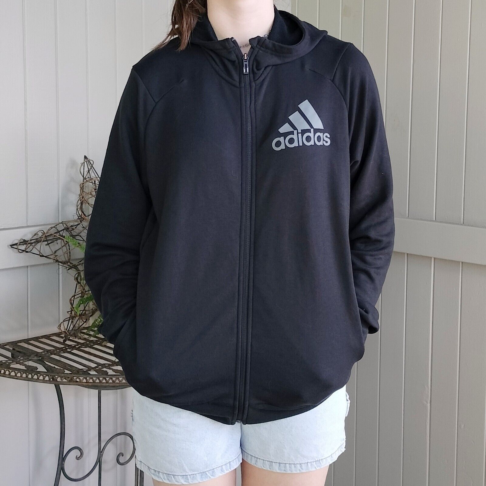 Adidas Adidas Jacket Full Zip Prime Climalite Hooded Eshay | Grailed