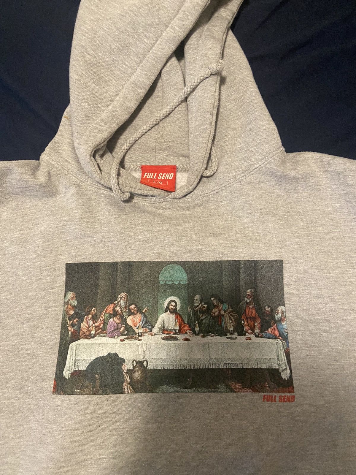 Full Send The Last Supper Full Send Hoodie | Grailed