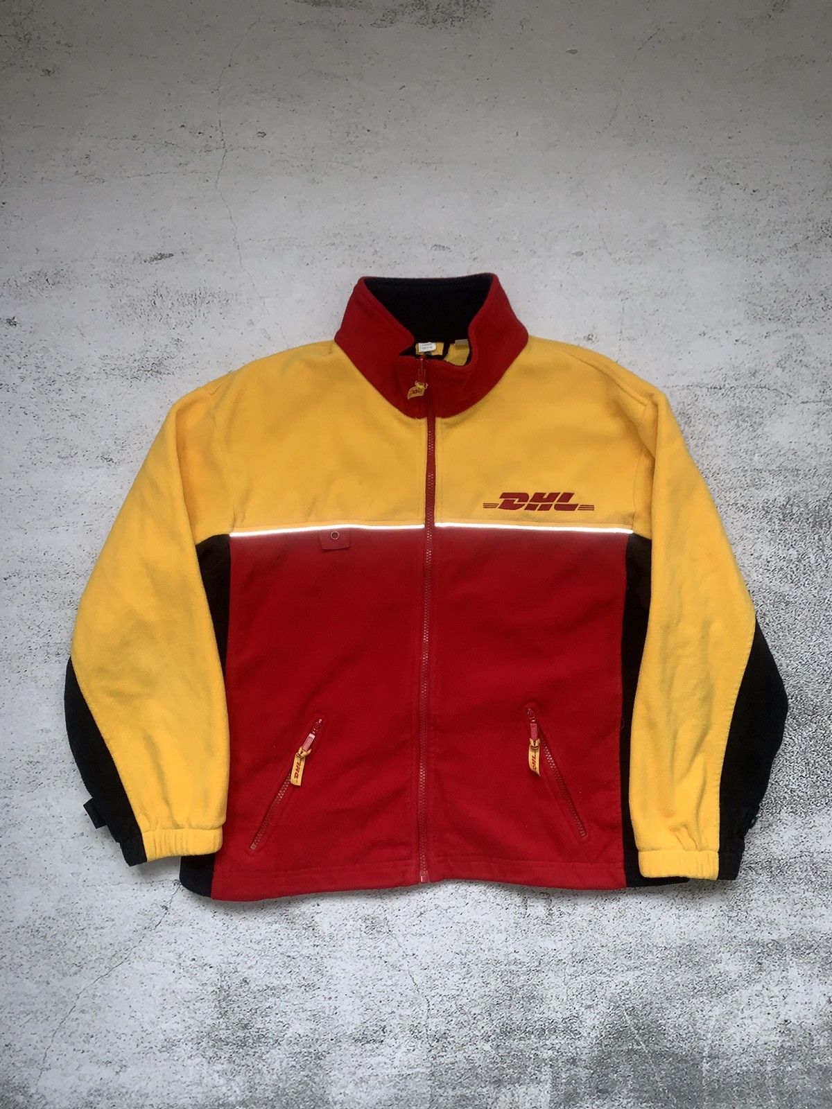 DHL × Streetwear × Vintage 🔥DHL Fleece 🔥 vintage | Grailed