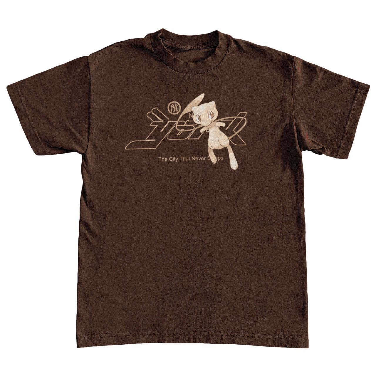 Pokemon Brown New York Bjork Sicko pokemon Style Tee | Grailed