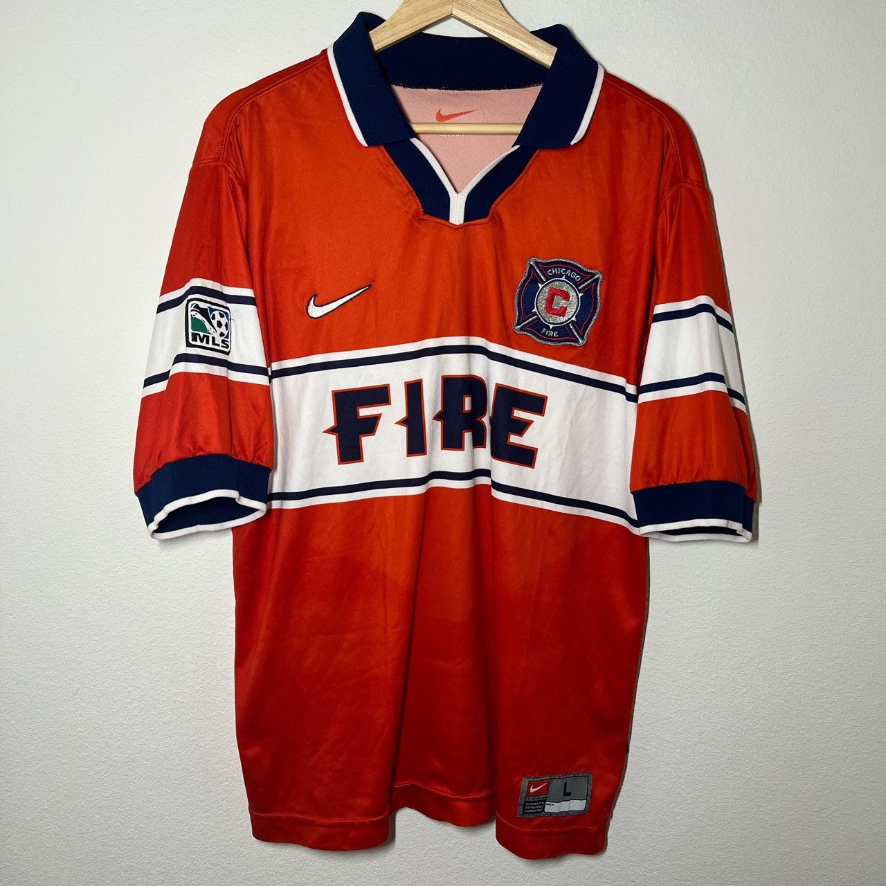 Nike × Vintage Chicago Fire 1998-1999 Home Jersey | Grailed