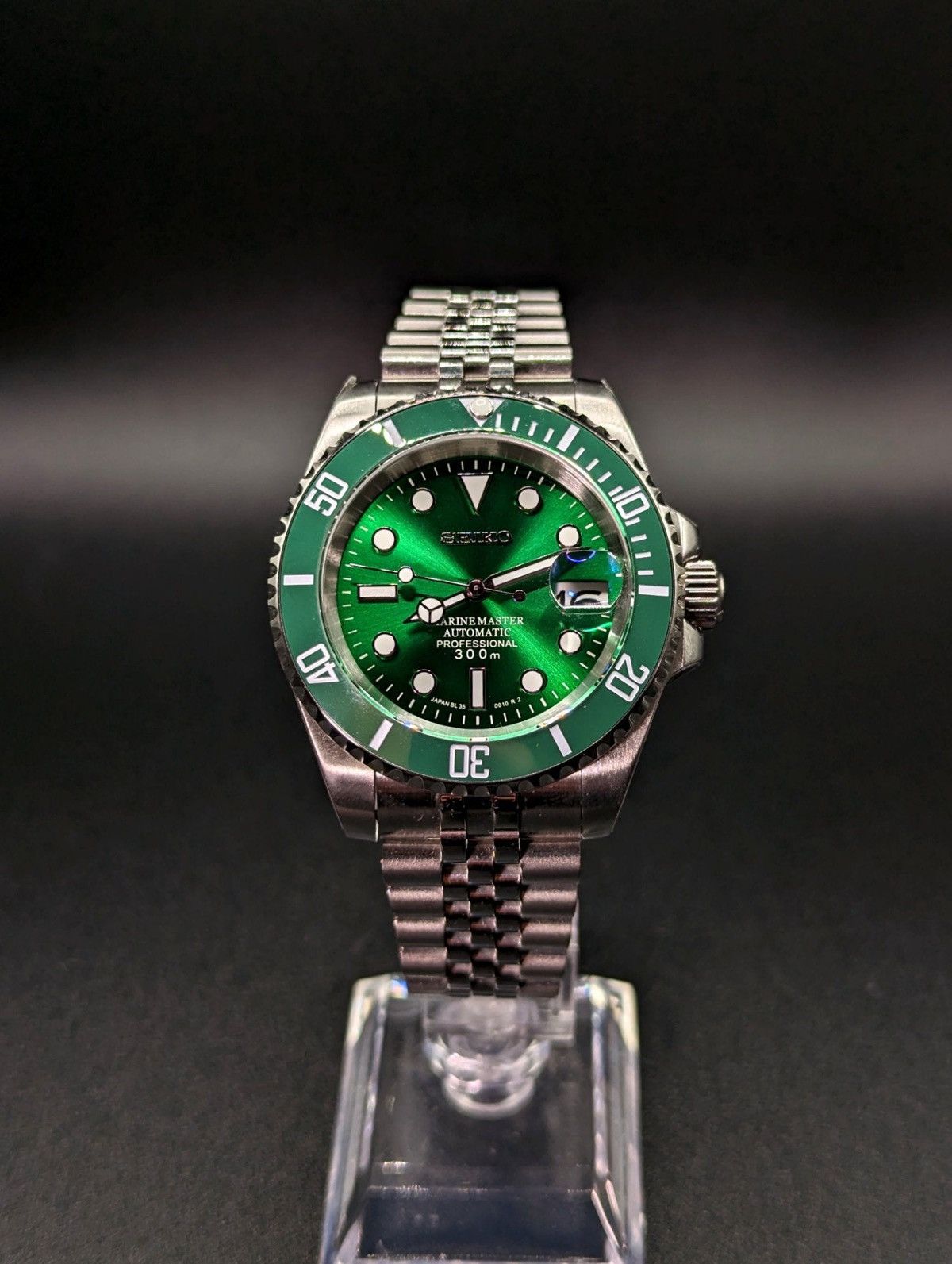 Seiko Seiko custom “submariner” luxury watch | Grailed