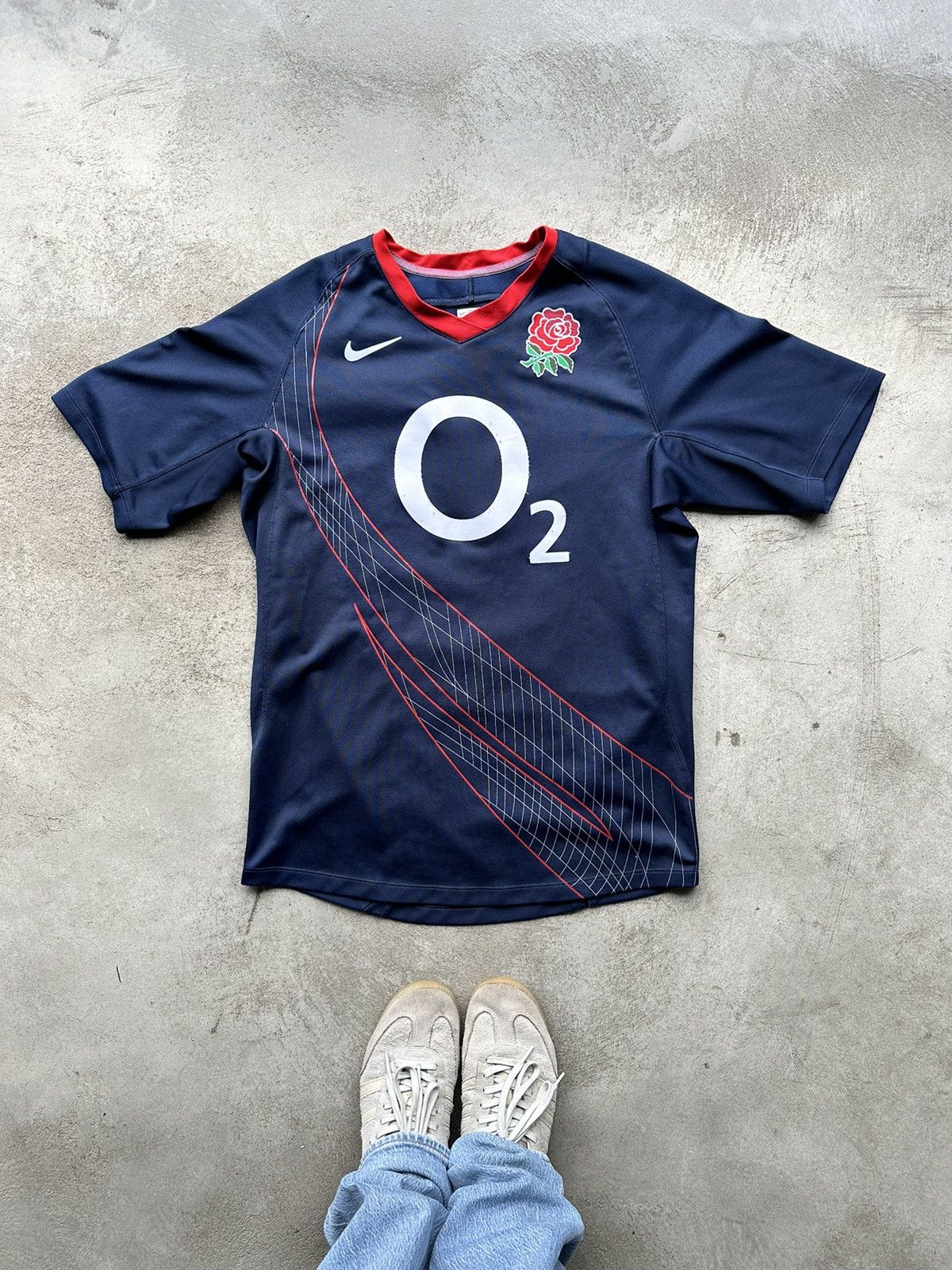 England Rugby League × Nike × Vintage Nike O2 Jersey | Grailed