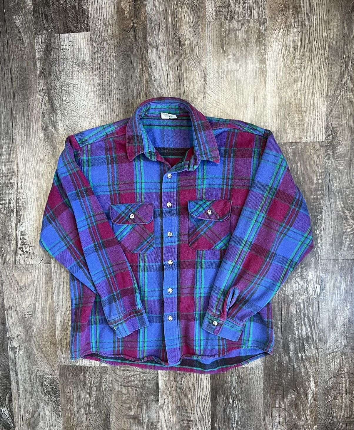 Five Brother × Vintage Vintage Five Brother Flannel | Grailed