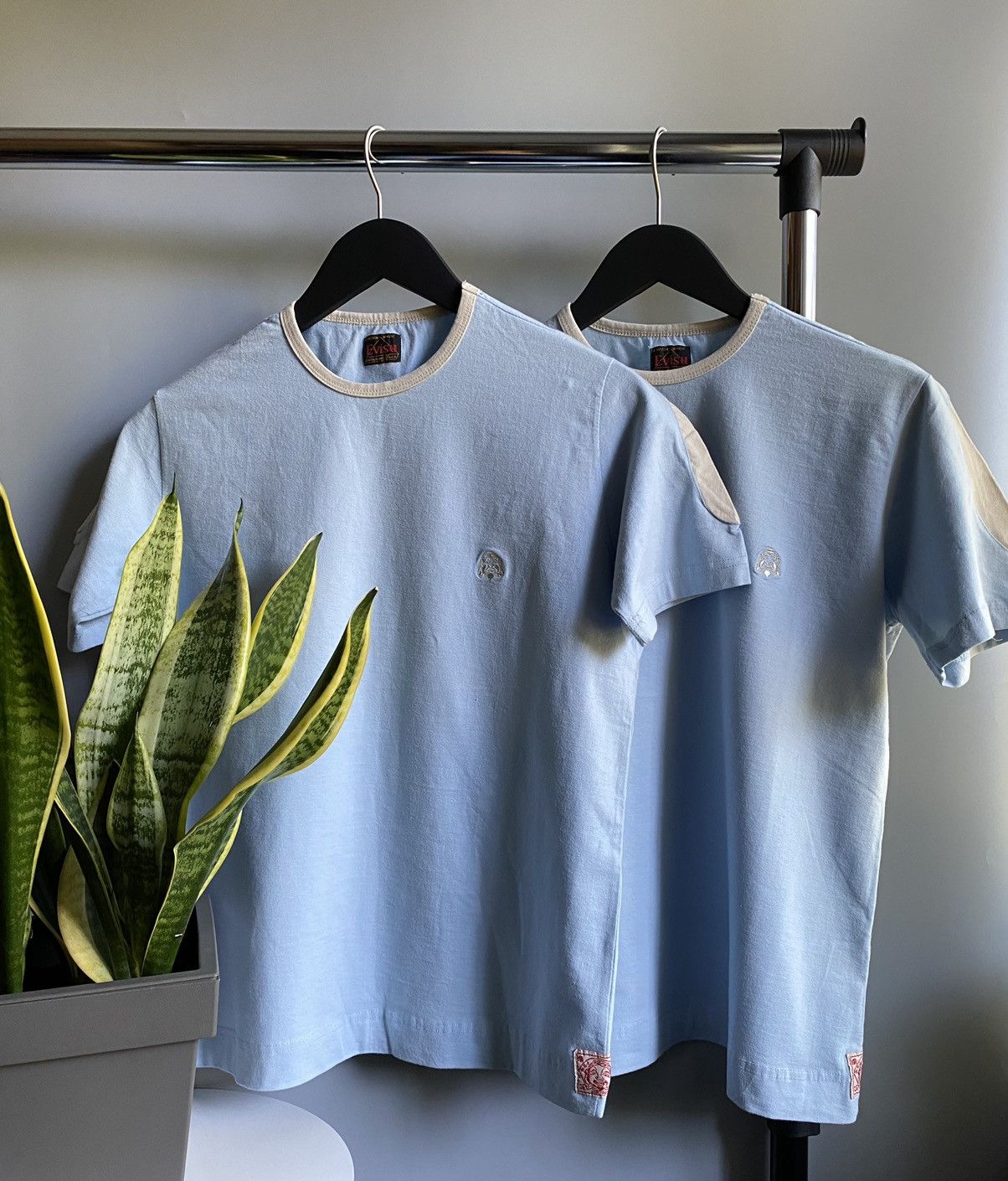 Vintage Vintage Two Evisu Big Logo On Back T Shirts | Grailed