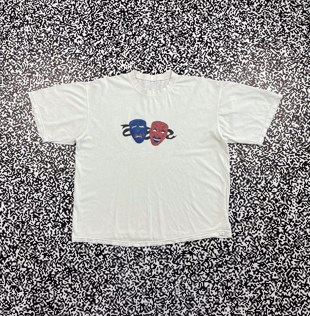 Vintage Vintage 90s Humor Face Mask Art Logo Y2K Streetwear Style | Grailed