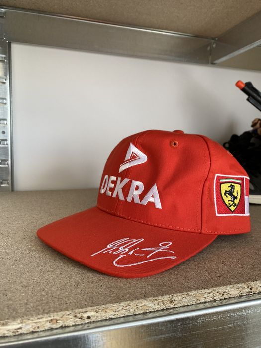 Vintage Vintage Ferrari F1 Cap Hat Michael Schumacher Dekra Racing ...