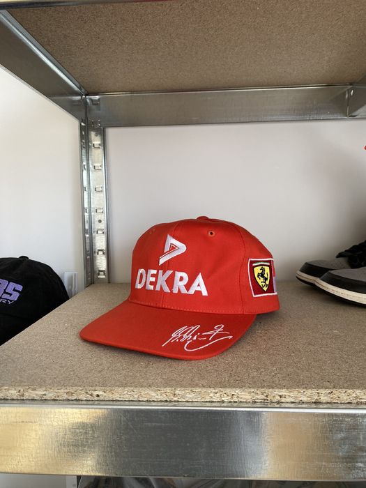 Vintage Vintage Ferrari F1 Cap Hat Michael Schumacher Dekra Racing ...