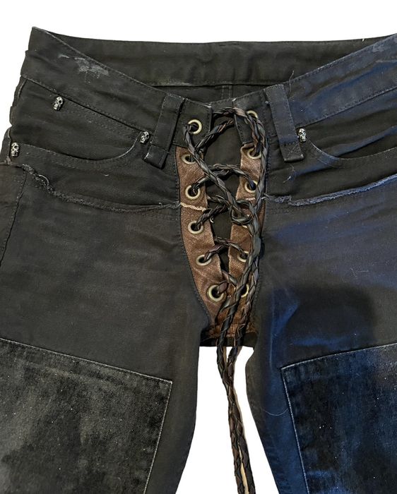 If Six Was Nine Ifsixwasnine mud max 00s lace front denim | Grailed