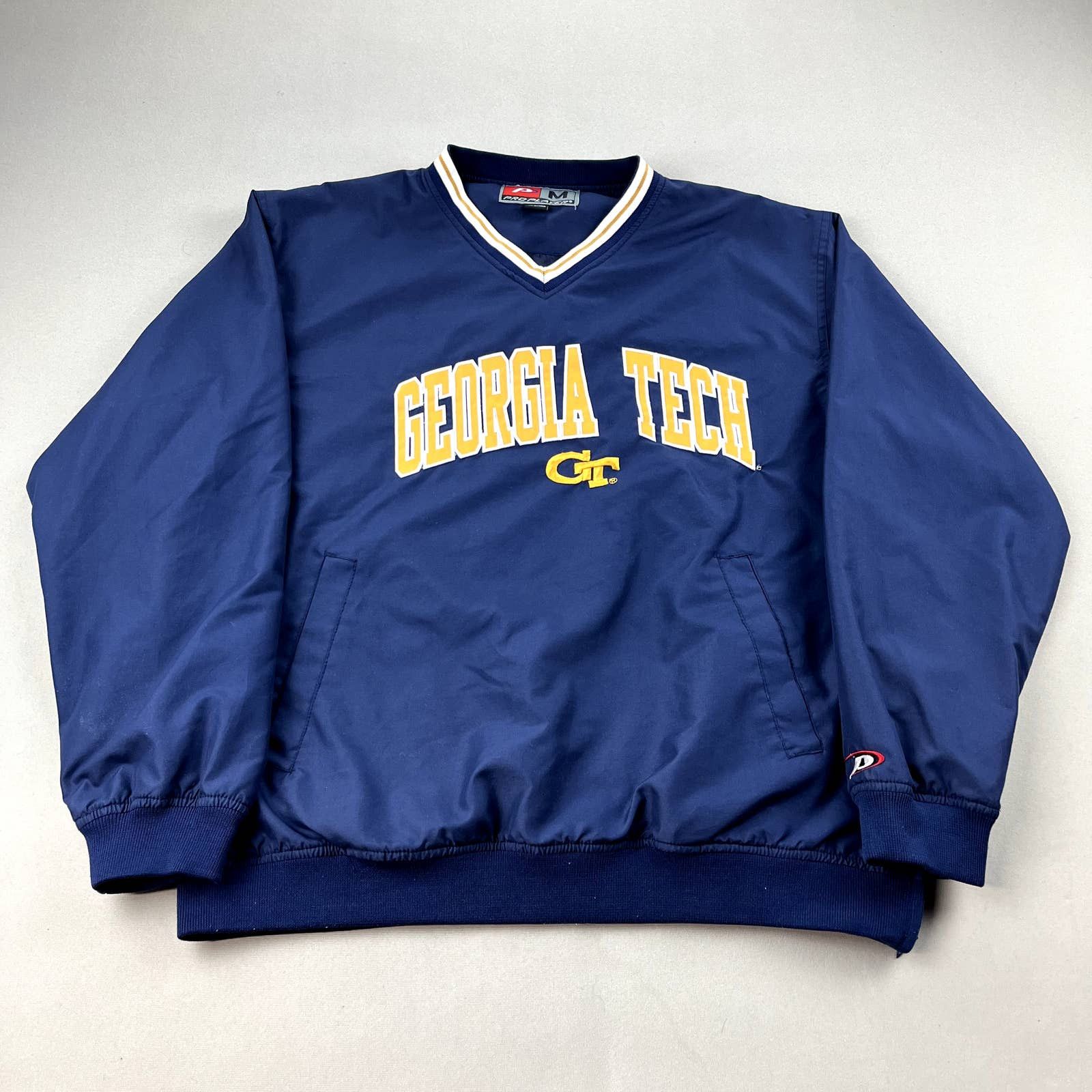 Vintage Vintage Georgia Tech Windbreaker Jacket Blue Pro Player 90s ...