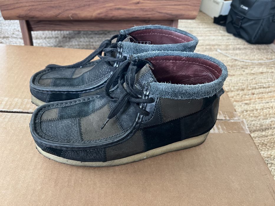 Bodega Clarks x Bodega Patchwork Wallabees | Grailed
