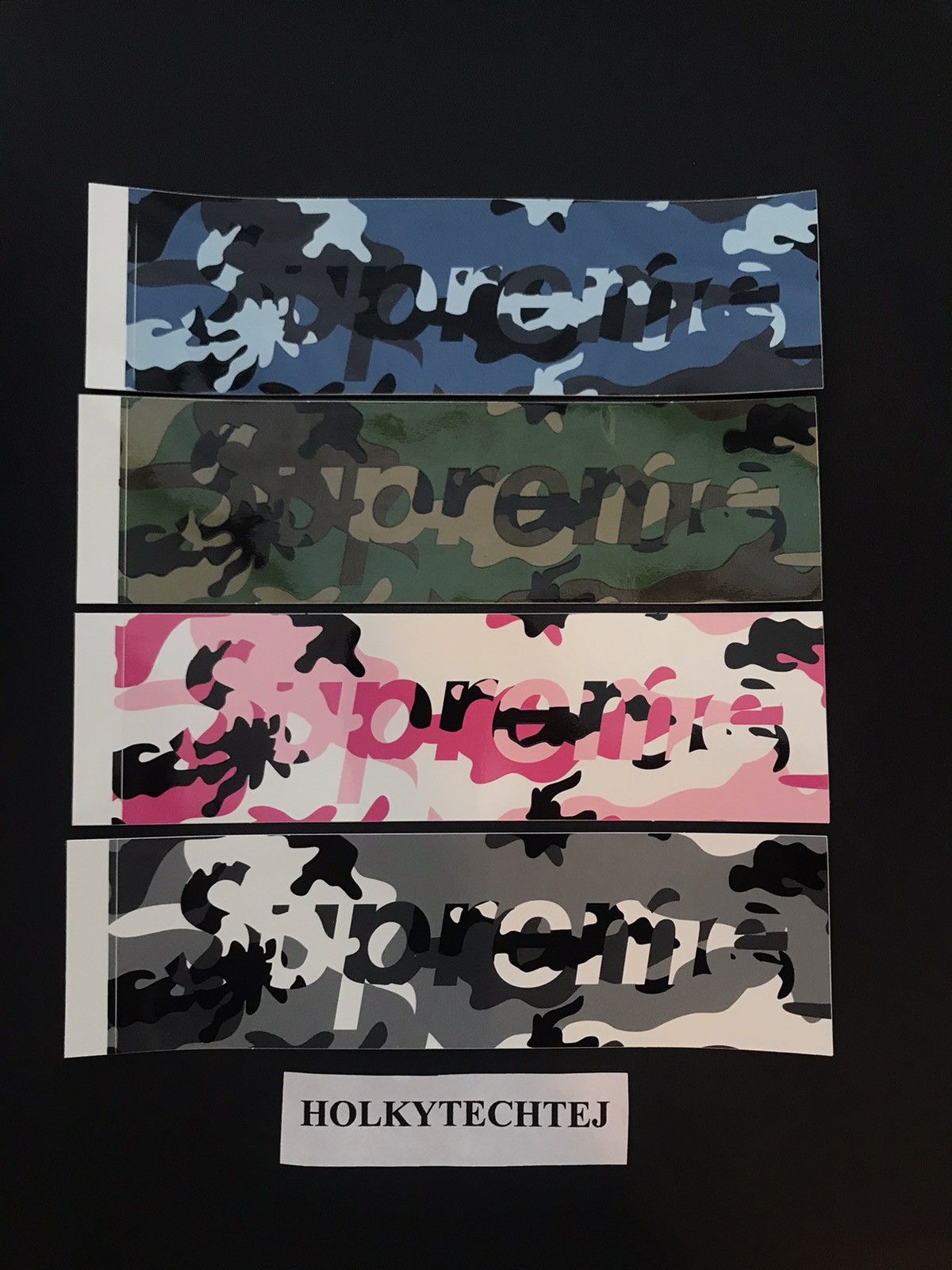 Supreme Supreme Camo Box Logo Sticker Set | Grailed