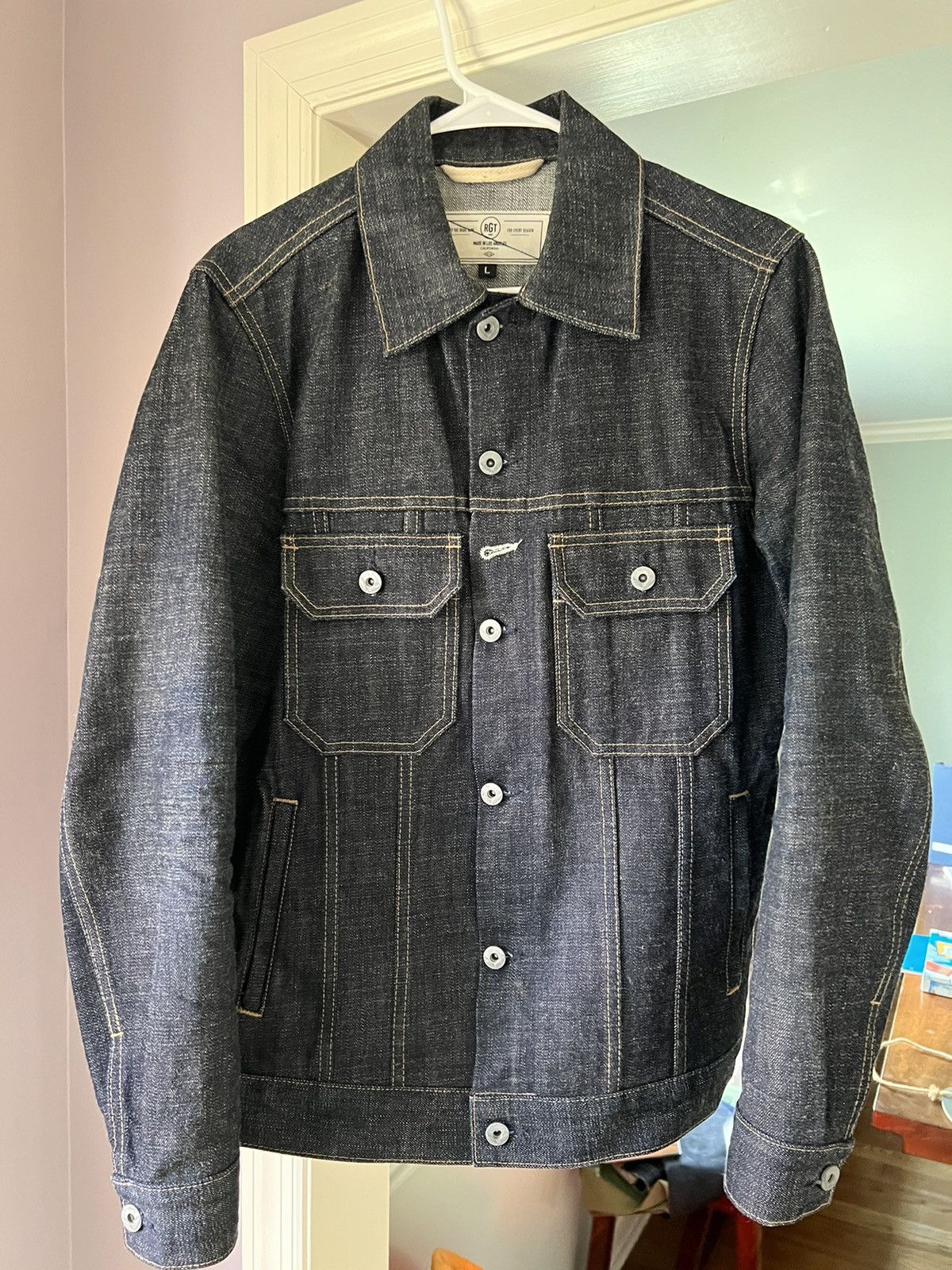 Rogue Territory Rogue Territory Cryptic Denim Cruiser Jacket | Grailed