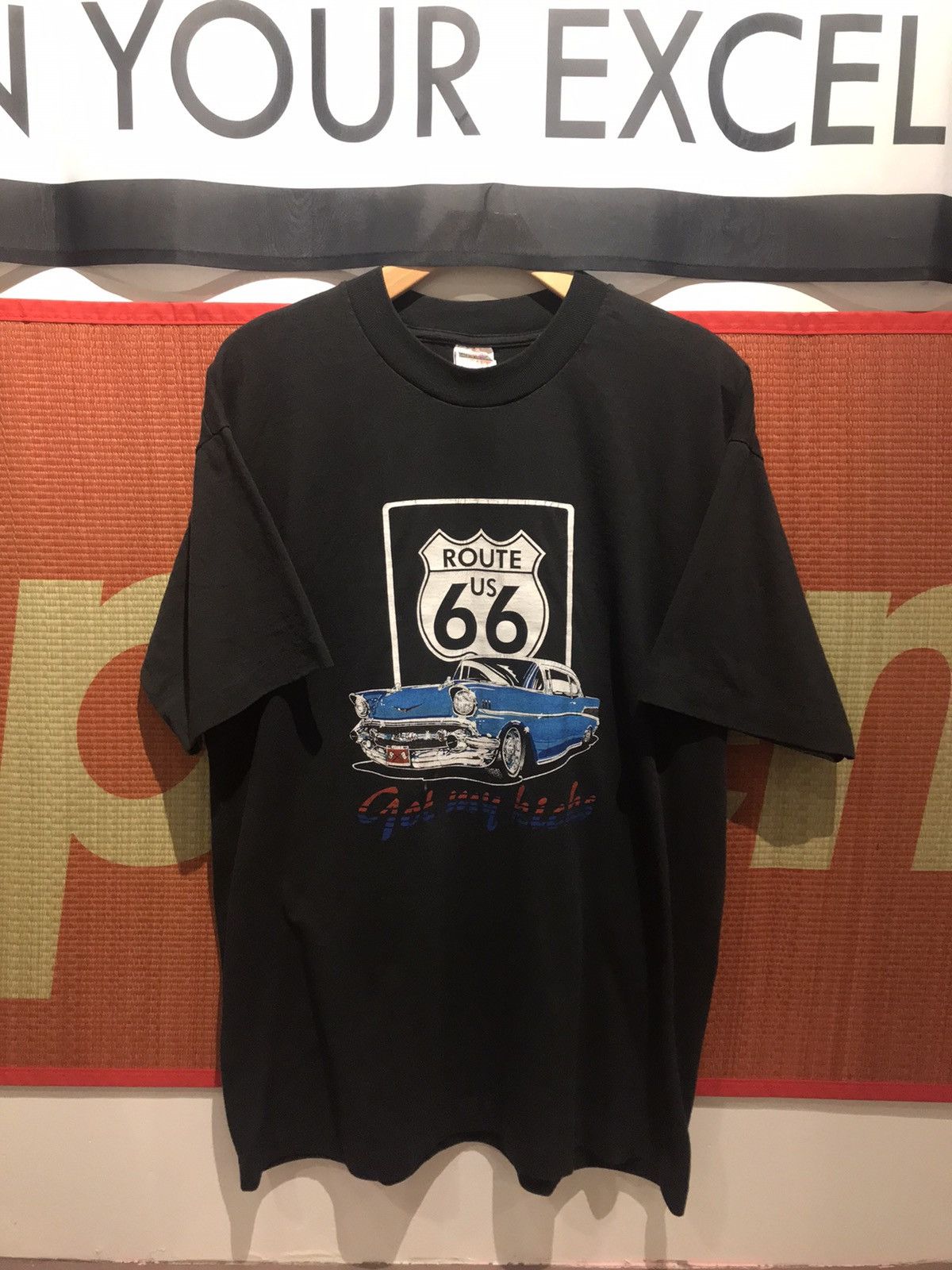 Chevrolet × Vintage Vintage retro 90s single stitch Route 66 Chevy ...