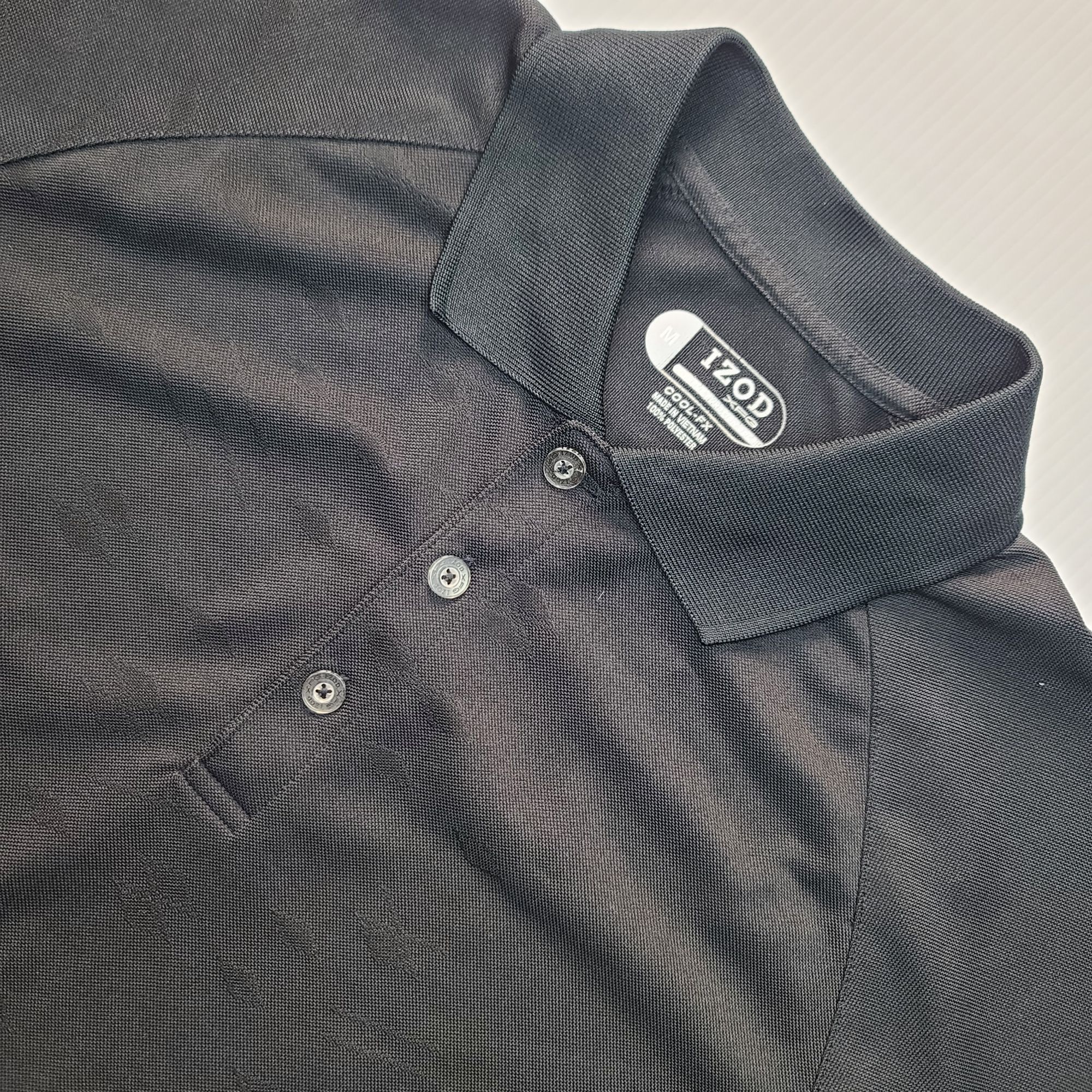 Izod IZOD XFG GOLF Men's Medium Black on Black Diamond Cool-FX Sh | Grailed