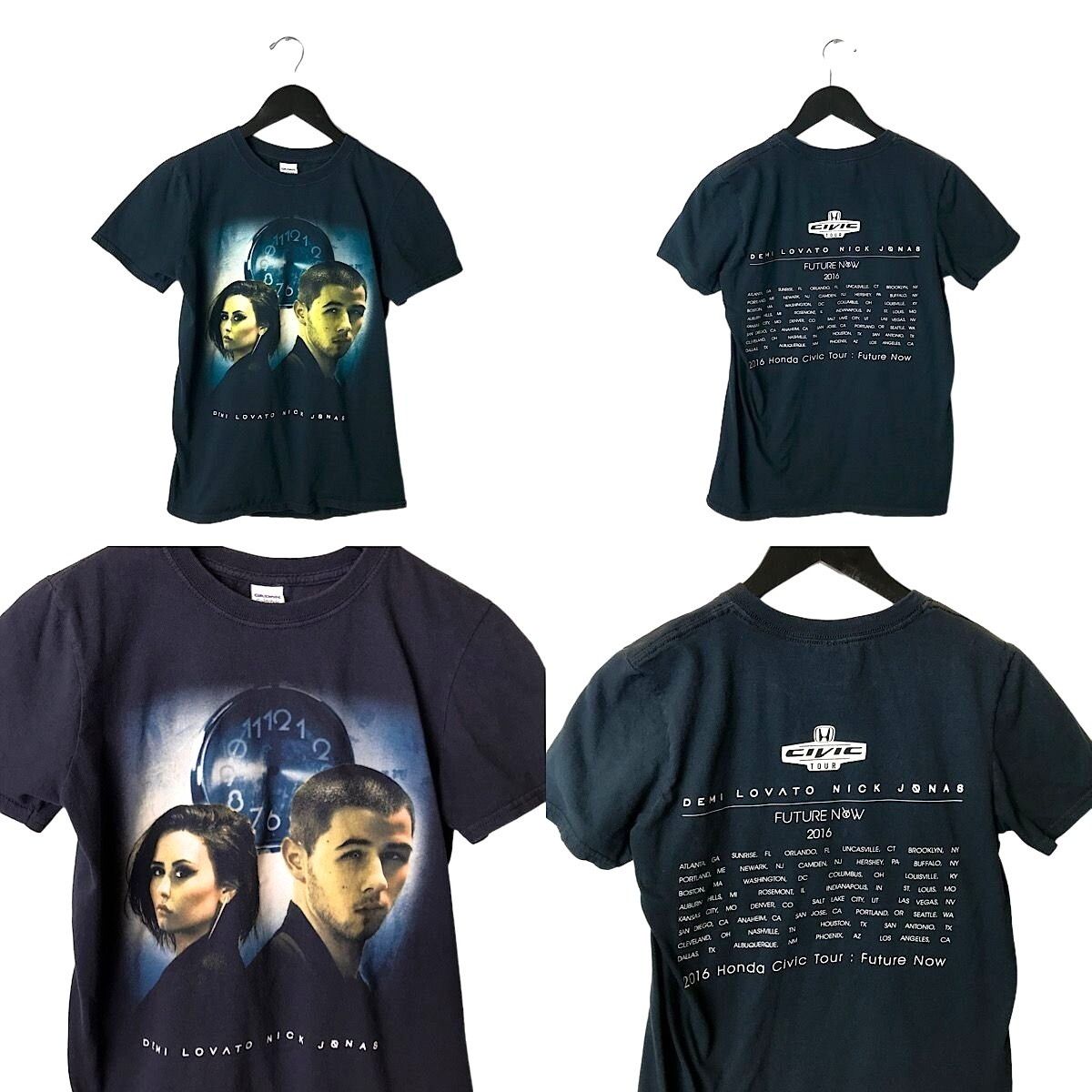 Vintage 2016 Demi Lavato Nick Jonas Future Now Tour T Shirt Graphic ...