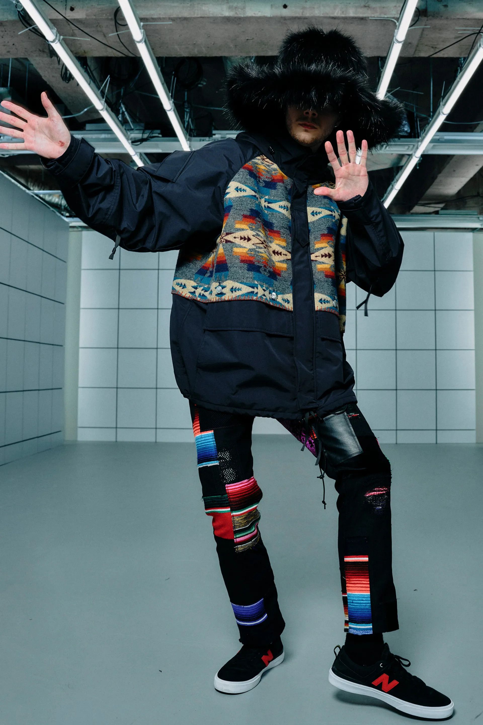 Junya Watanabe Junya Watanabe 22aw Blue Grey Jacket | Grailed