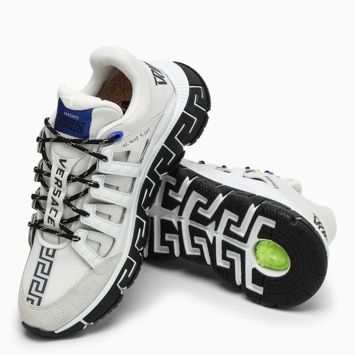 Versace Versace White/Blue Trigreca Sneakers | Grailed