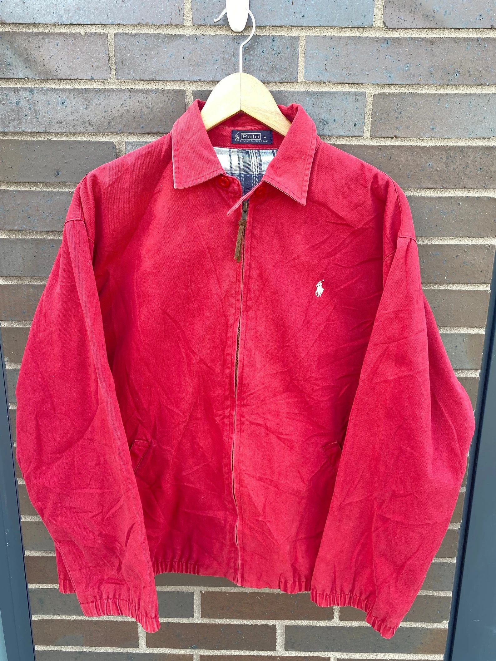 Polo Ralph Lauren Vintage 1990s Polo Ralph Lauren Light Red Golf Jacket ...