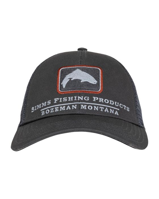 Simms Simms Fishing Trout Icon Trucker Cap - Carbon | Grailed