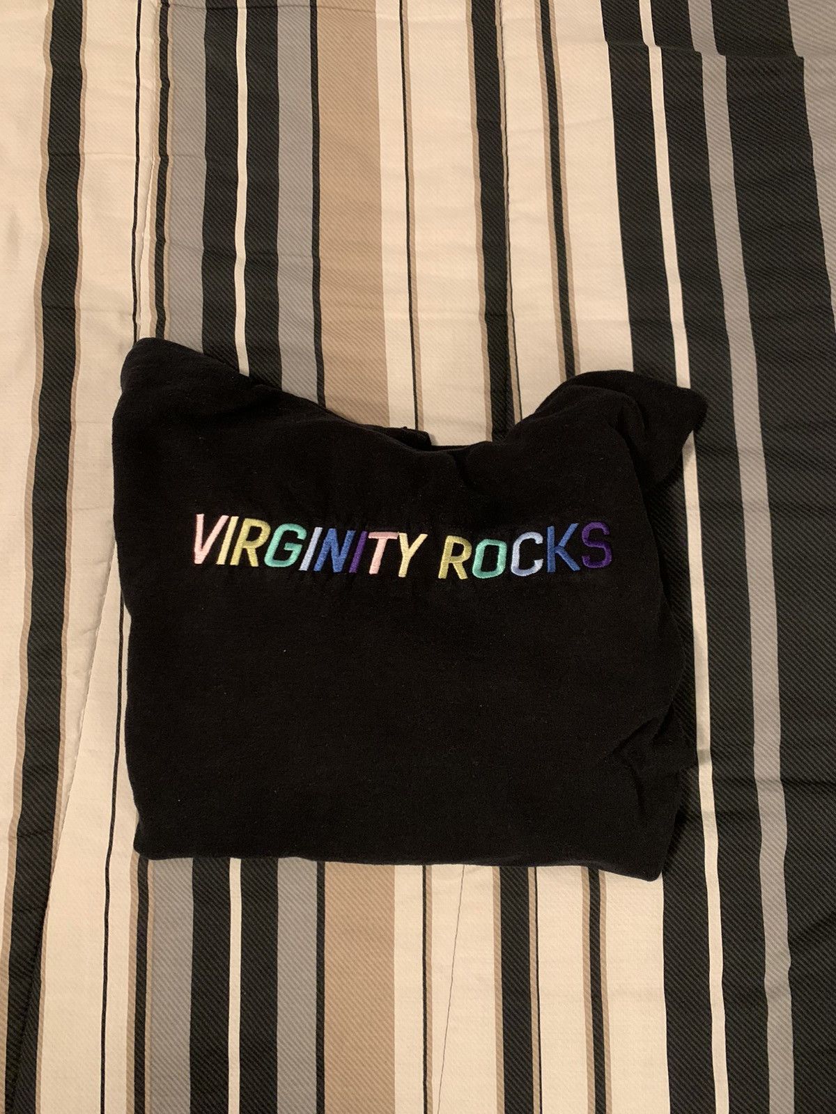 Streetwear Danny Duncan x Virginity Rocks (rainbow embroidered) | Grailed