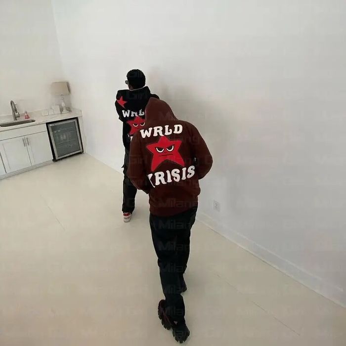 Streetwear Wrld Krisis Hoodie 1:1 | Grailed